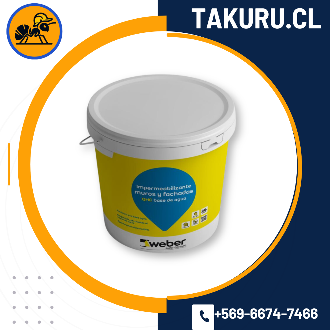 Impermeabilizante Muros y Fachadas QHC Base Agua – Takurú